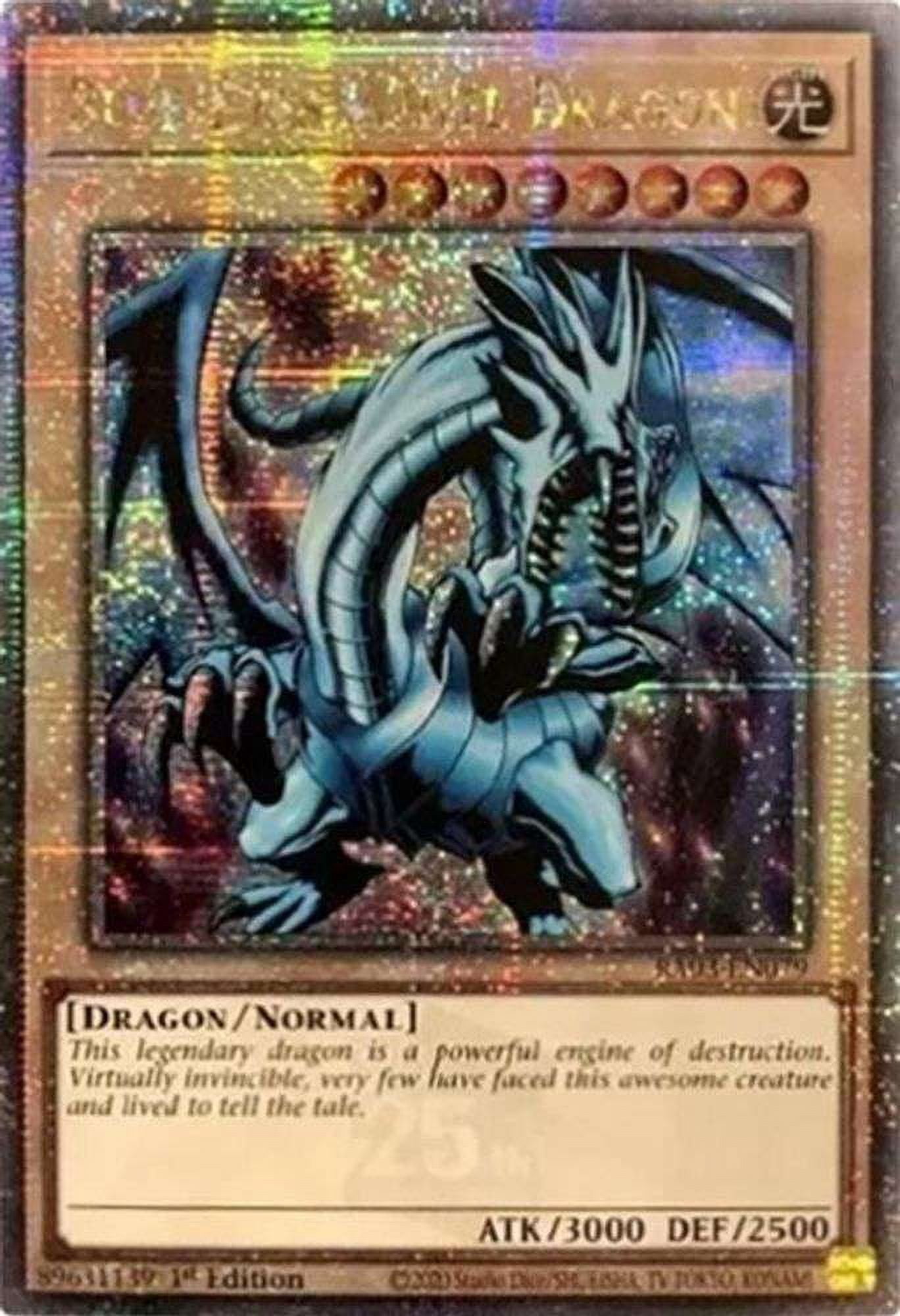 YuGiOh Quarter Century Bonanza Quarter Century Secret Rare Blue-Eyes ...