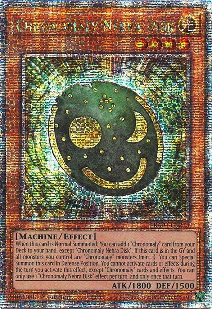 YuGiOh Quarter Century Stampede Quarter Century Secret Rare Chronomaly ...