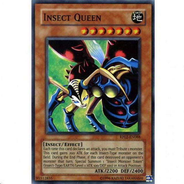 YuGiOh Retro Pack 2 Super Rare Insect Queen RP02-EN088 - Walmart.com
