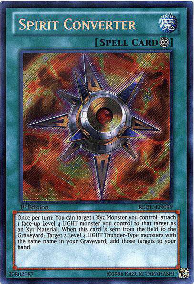 YuGiOh Return of the Duelist Secret Rare Spirit Converter REDU-EN099 ...