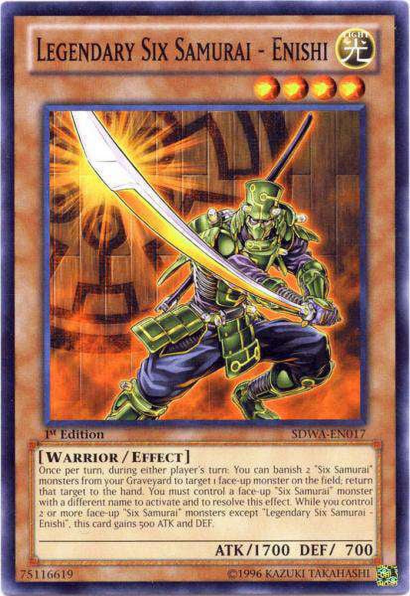 YuGiOh Samurai Warlords Structure Deck Common Legendary Six Samurai ...