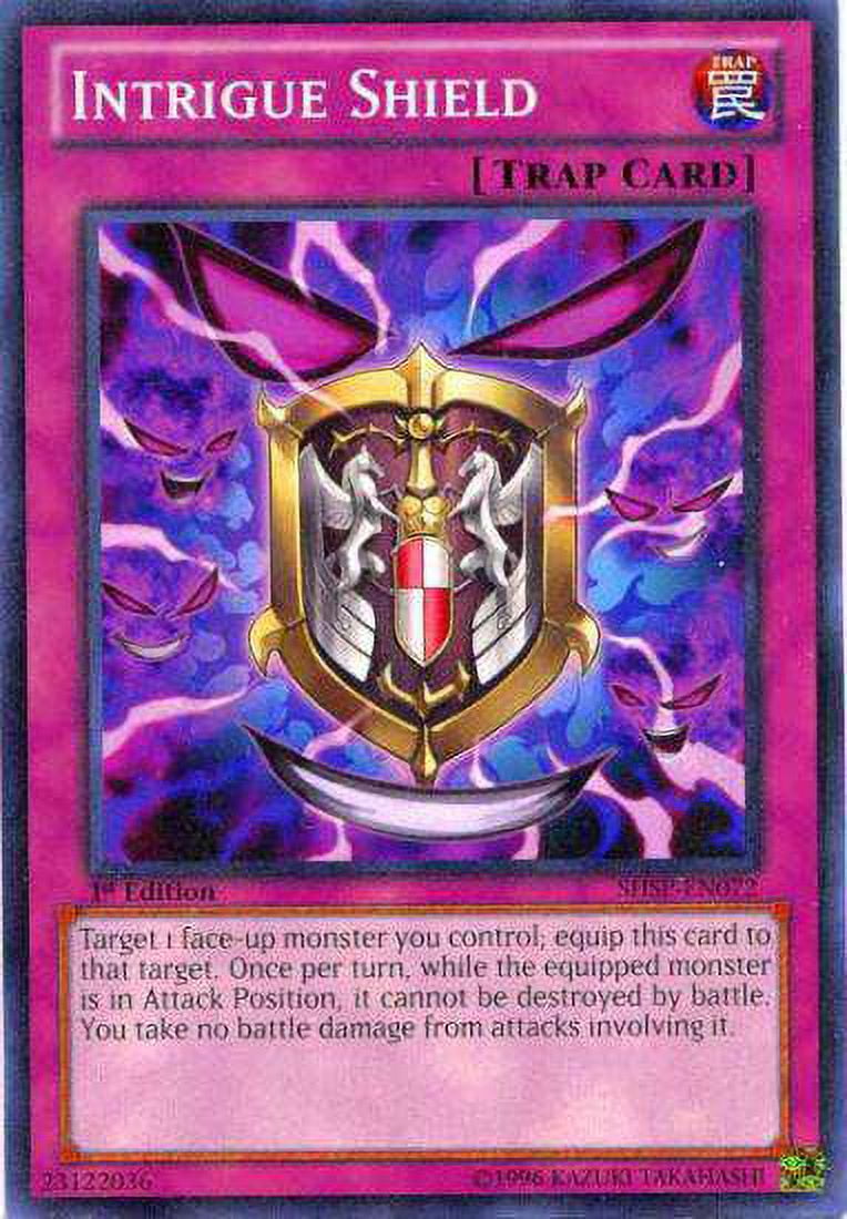 YuGiOh Shadow Specters Common Intrigue Shield SHSP-EN072 - Walmart.com