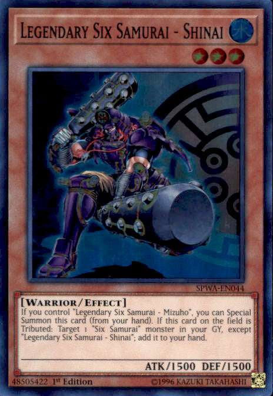 YuGiOh Spirit Warriors Legendary Six Samurai - Shinai SPWA-EN044 - Walmart.com