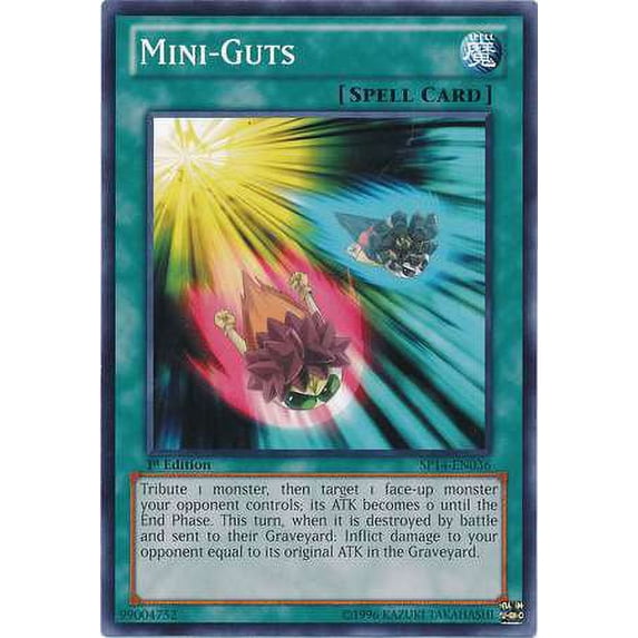YuGiOh Star Pack 2014 Starfoil Rare Mini-Guts SP14-EN036 - Walmart.com