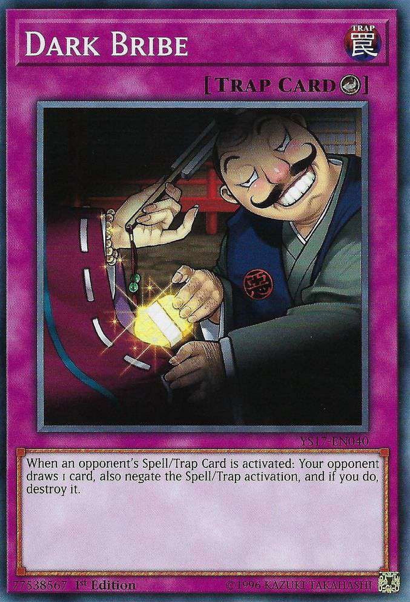 YuGiOh Starter Deck: Link Strike Common Dark Bribe YS17-EN040 - Walmart.com