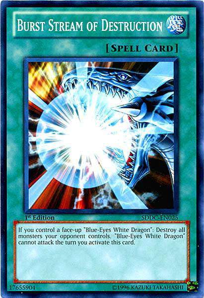 YuGiOh Structure Deck: Dragons Collide Common Burst Stream of ...