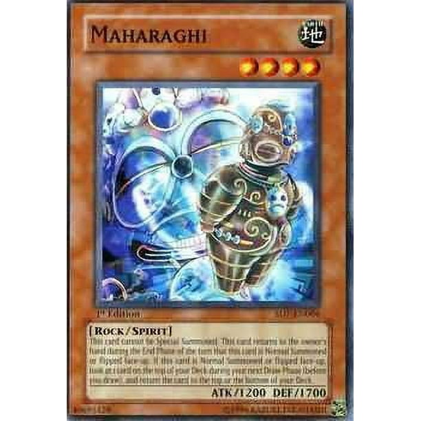 YuGiOh Structure Deck: Invincible Fortress Common Maharaghi SD7-EN004 ...