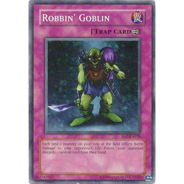 YuGiOh Structure Deck: Invincible Fortress Common Robbin' Goblin SD7 ...