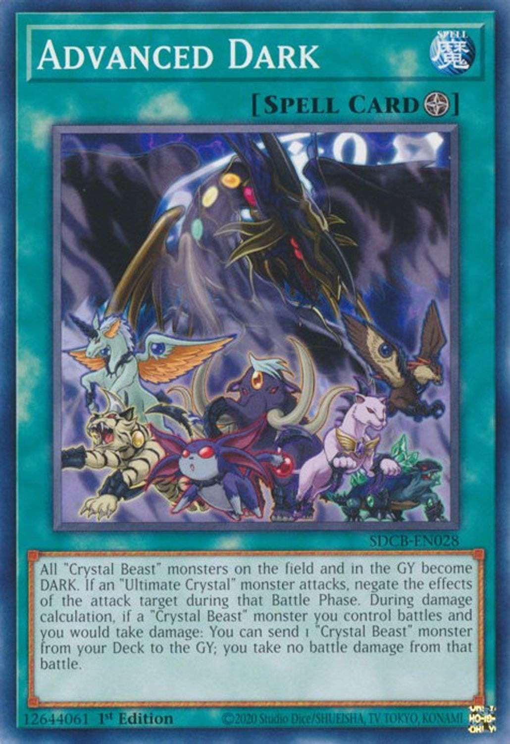 YuGiOh Structure Deck: Legend of the Crystal Beasts Common Advanced ...