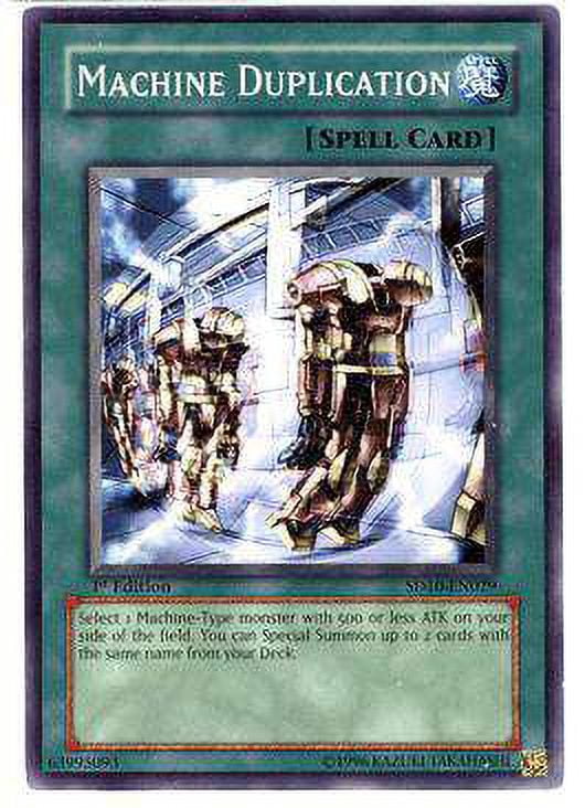 YuGiOh Structure Deck: Machine Re-Volt Common Machine Duplication SD10 ...