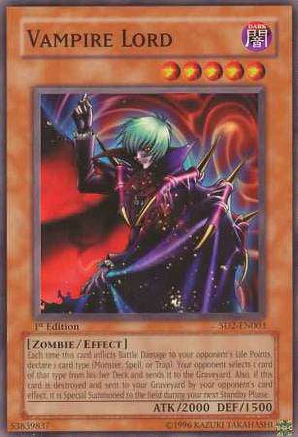 YuGiOh Structure Deck: Zombie Madness Common Vampire Lord SD2-EN003 - Walmart.com