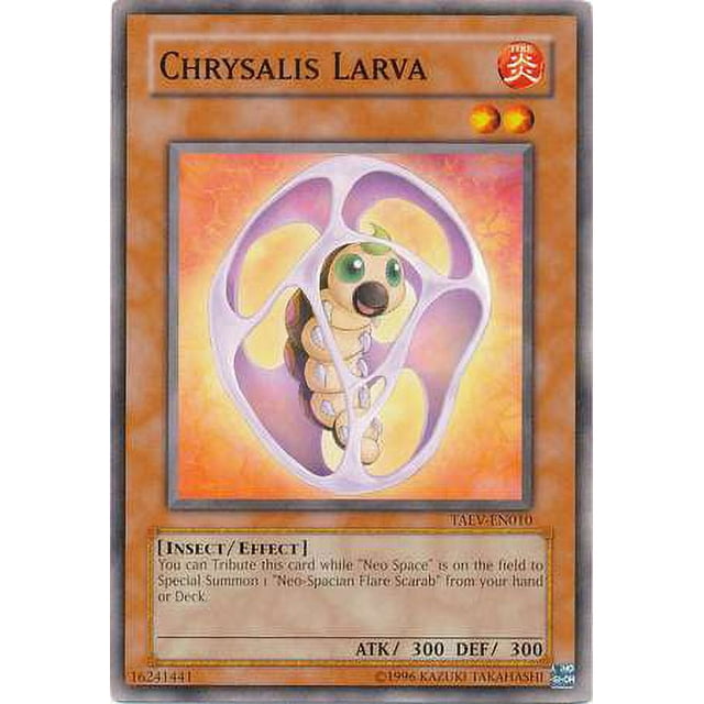 YuGiOh Tactical Evolution Common Chrysalis Larva TAEV-EN010 - Walmart.com