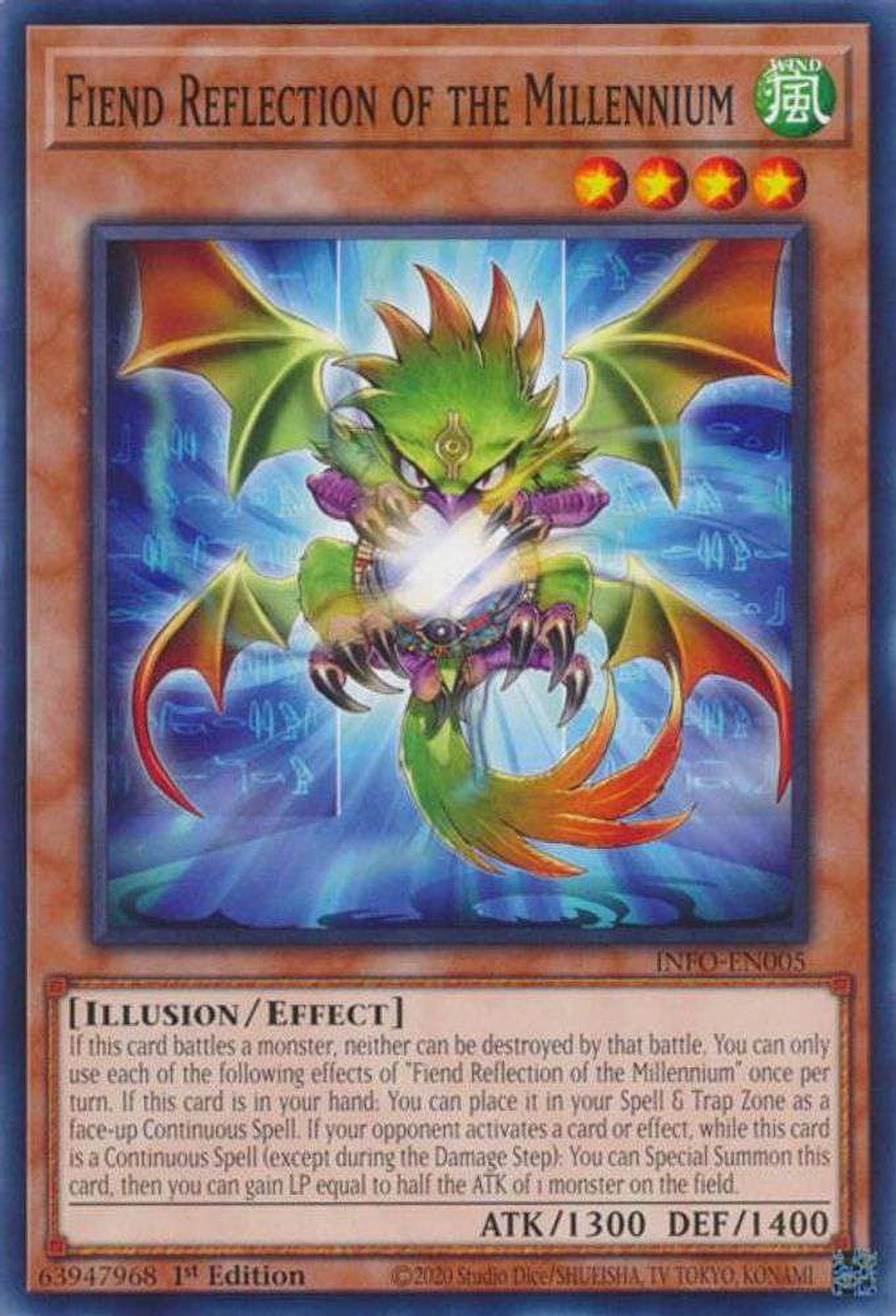 YuGiOh The Infinite Forbidden Common Fiend Reflection of the Millennium ...