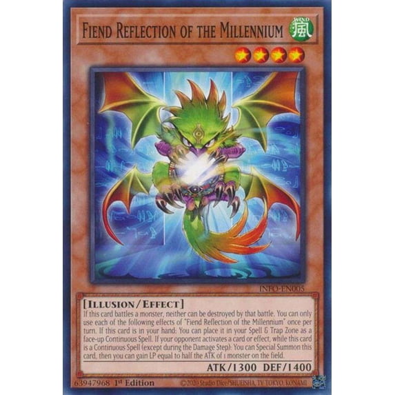 YuGiOh The Infinite Forbidden Common Fiend Reflection of the Millennium ...