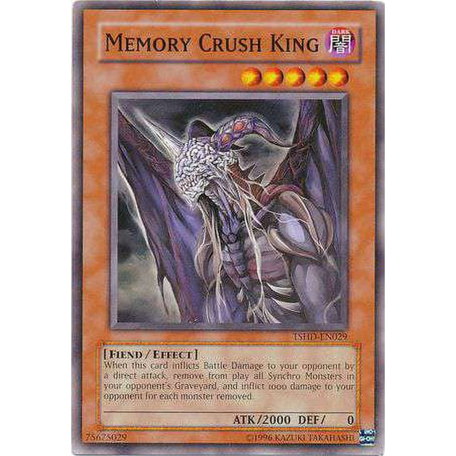 YuGiOh The Shining Darkness Common Memory Crush King TSHD-EN029 ...