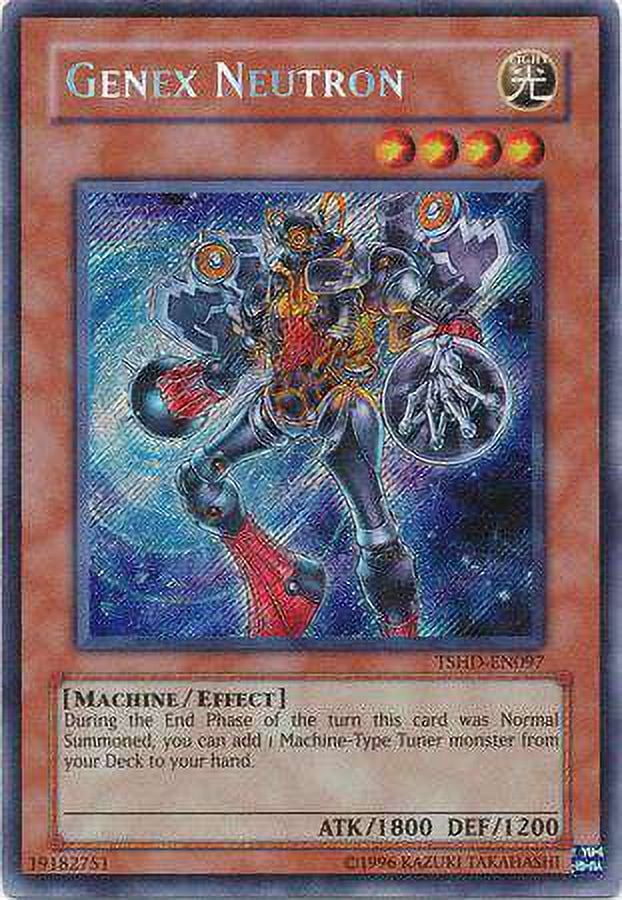 YuGiOh The Shining Darkness Secret Rare Genex Neutron TSHD-EN097 ...