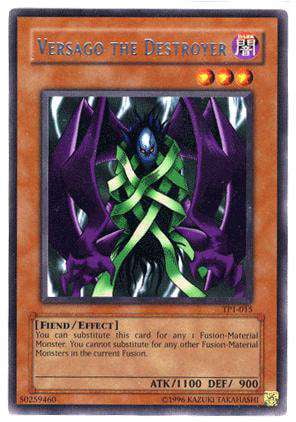 YuGiOh Tournament Pack 1 Rare Versago the Destroyer TP1-015 - Walmart.com