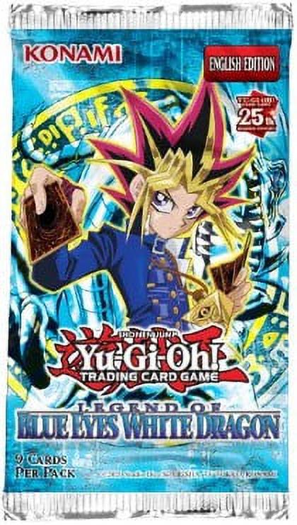 YuGiOh Trading Card Game Blue Eyes White Dragon 25th Anniversary ...