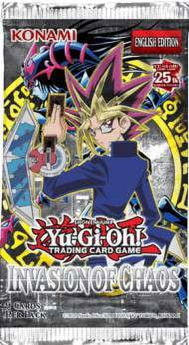 YuGiOh Trading Card Game Invasion of Chaos 25th Anniversary Booster ...