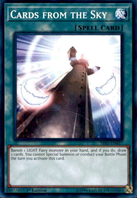 YuGiOh Wave of Light Structure Deck Common Cards from the Sky SR05 ...