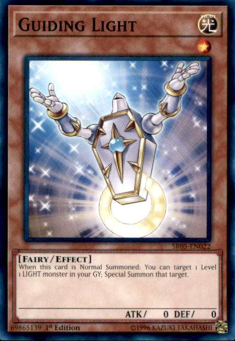 YuGiOh Wave of Light Structure Deck Common Guiding Light SR05-EN022 ...