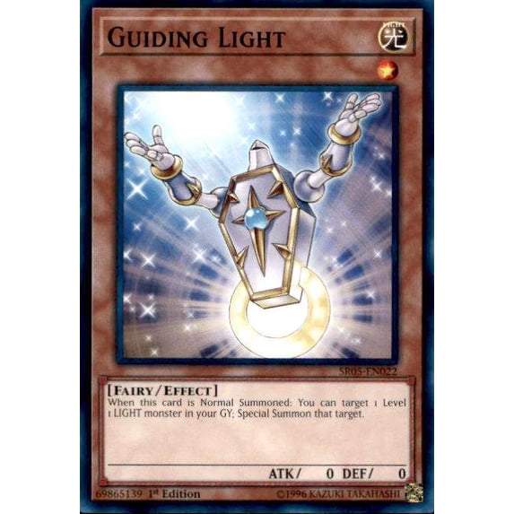 YuGiOh Wave of Light Structure Deck Common Guiding Light SR05-EN022 ...