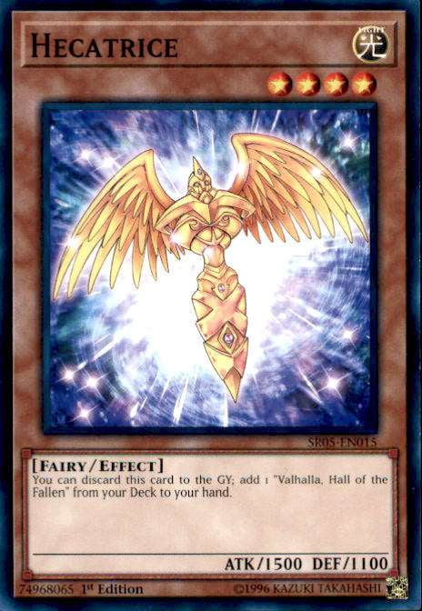 YuGiOh Wave of Light Structure Deck Common Hecatrice SR05-EN015 ...