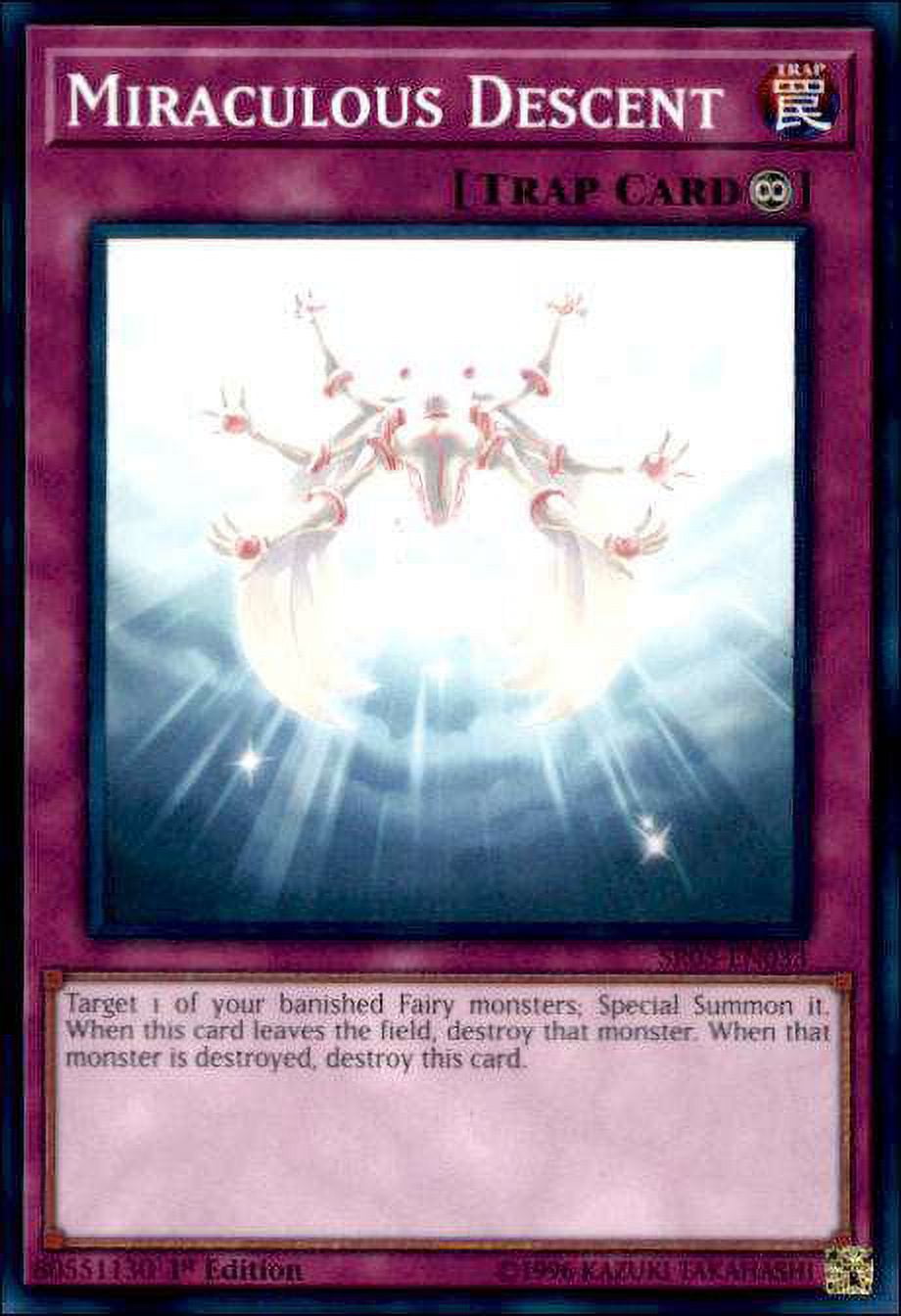 YuGiOh Wave of Light Structure Deck Common Miraculous Descent SR05 ...