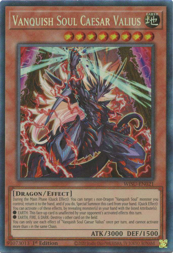 YuGiOh Wild Survivors Collector Rare Collector's Rare Vanquish Soul ...