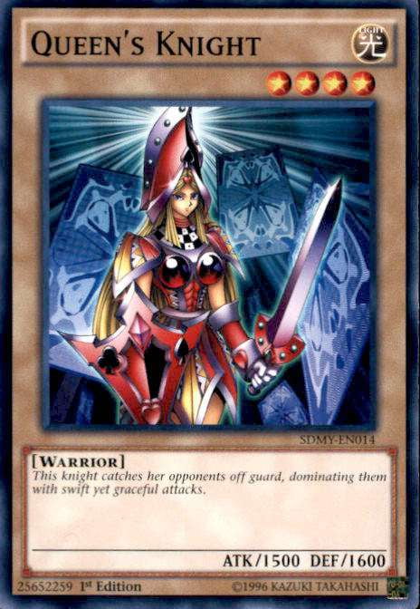 YuGiOh Yugi Muto Structure Deck Common Queen's Knight SDMY-EN014 - Walmart.com
