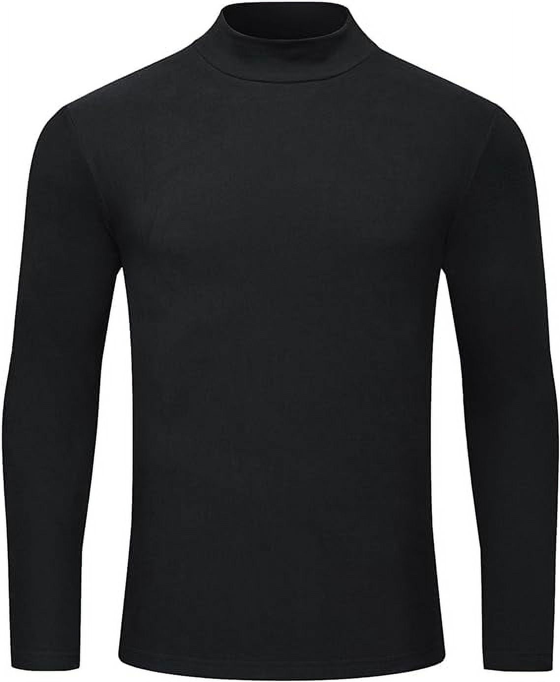 YuKaiChen Men's Casual Turtleneck Slim Fit Basic Tops Lightweight ...