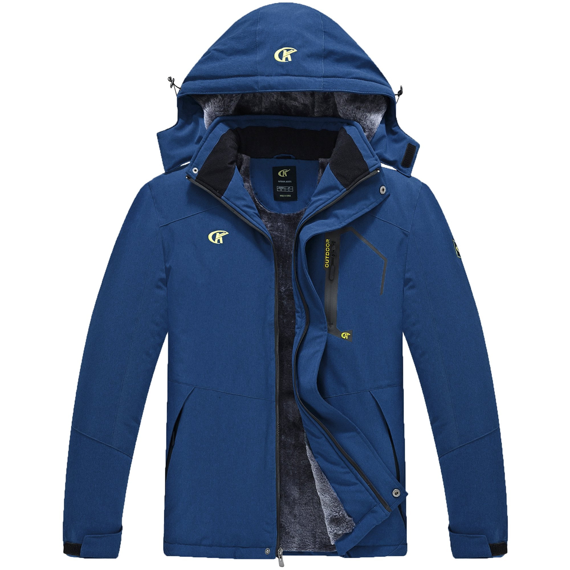 YuKaiChen Mens Waterproof Ski Snowboard Jacket Windproof Winter ...