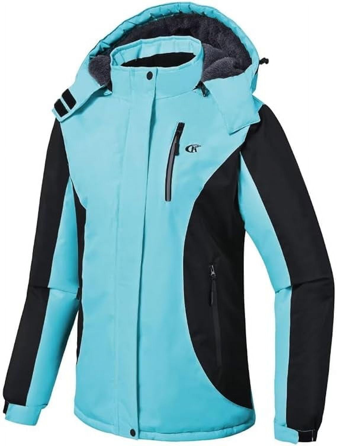 YuKaiChen Women's Skiing Snowboarding Jackets Fleece Hood Mountain Snow ...