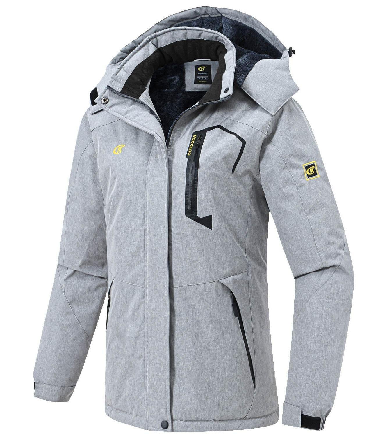 YuKaiChen Women's Fleece Hooded Skiing Snowboarding Jacket, Wind ...
