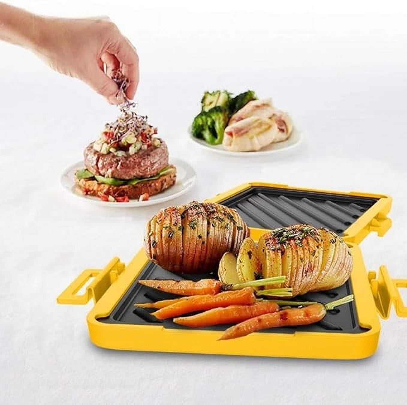 YuXinYang 2PCS Microwave Toastie Maker, Sandwich Maker, Breakfast ...