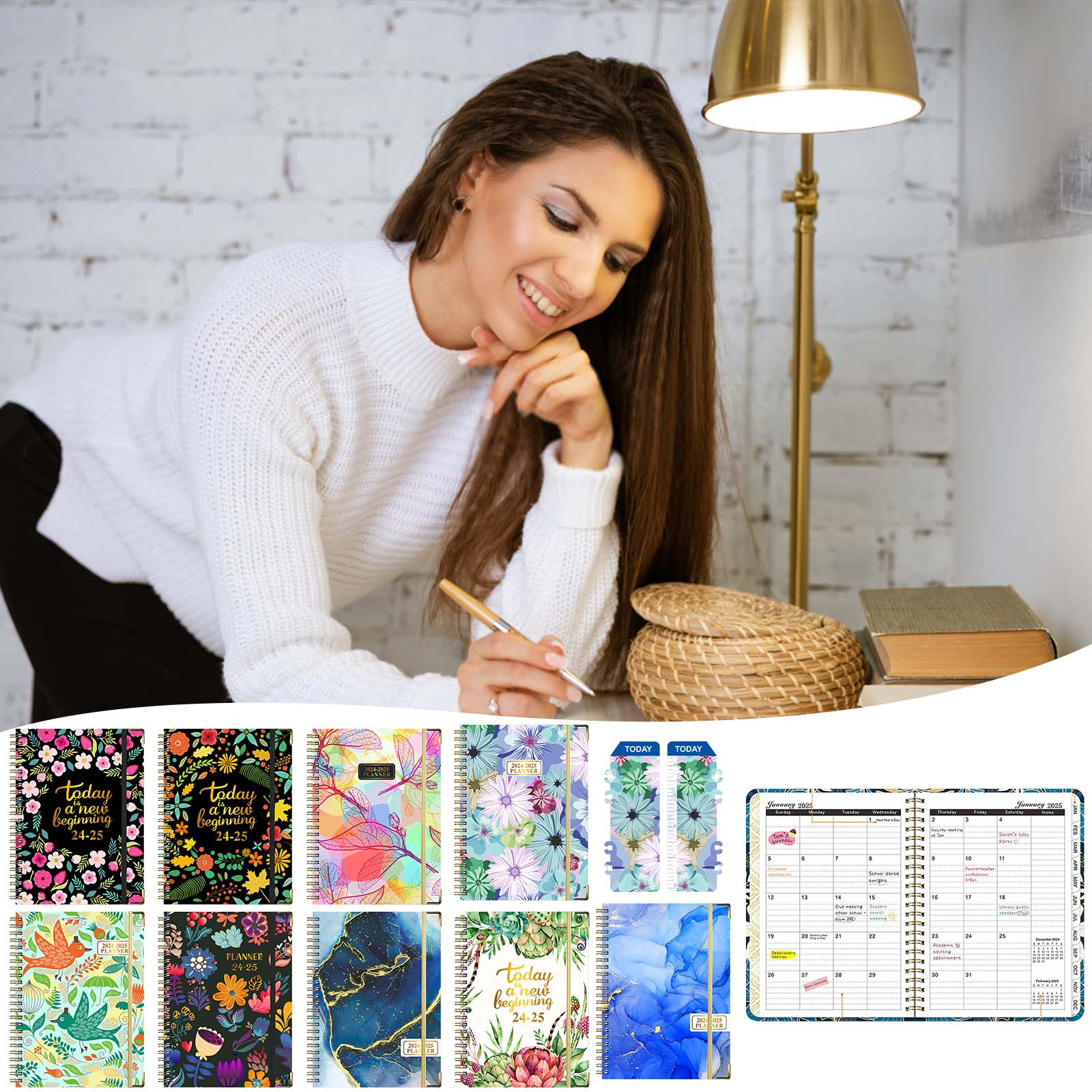 YuXinYang Academic Diary 2024-2025 - 365 Day Diary, Weekly & Monthly ...