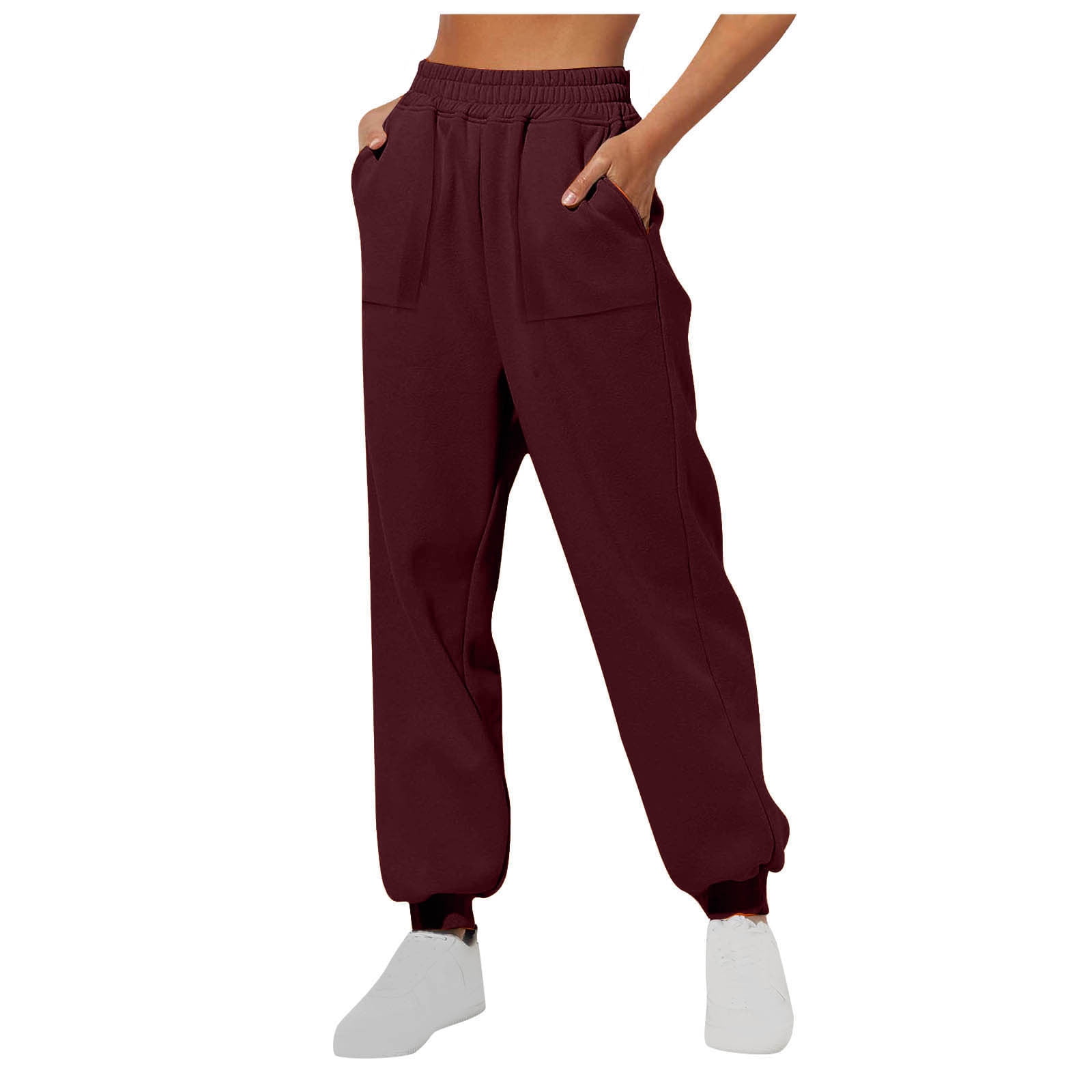 YuXingFu Easy Care Ladies Sweatpants Characters Women'S Solid Color ...