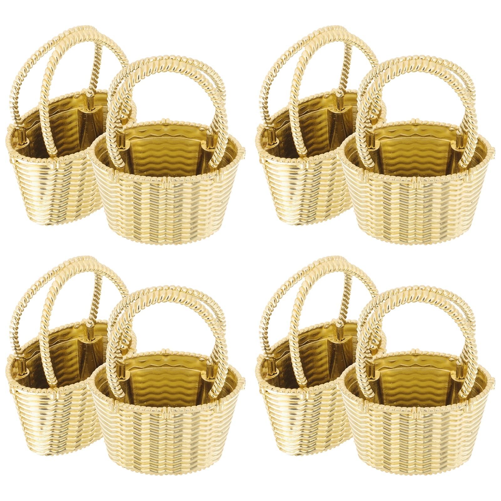 YuYiSan 12pcs Small Storage Boxes in the Shape of Flower Basket ...