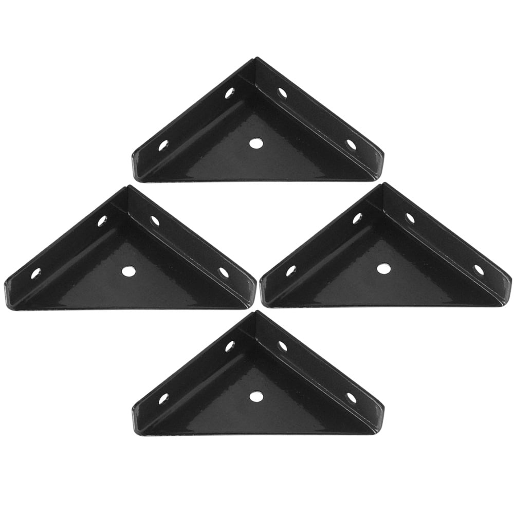 YuYiSan 4pcs Triangular Corner Brace Heavy Duty Angle Brackets Corner ...