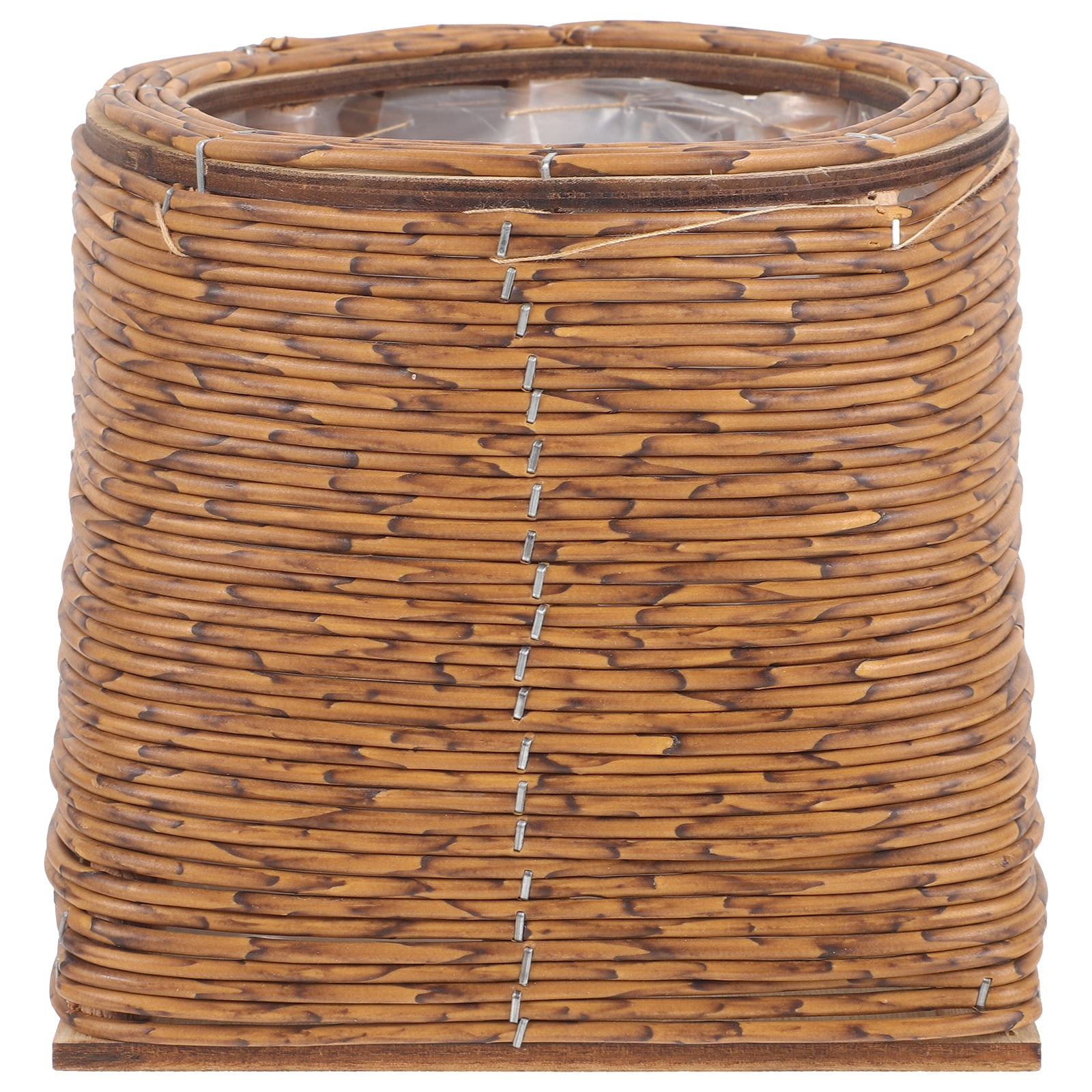 YuYiSan Rattan Flower Basket Woven Plant Basket Hand Woven Rattan ...