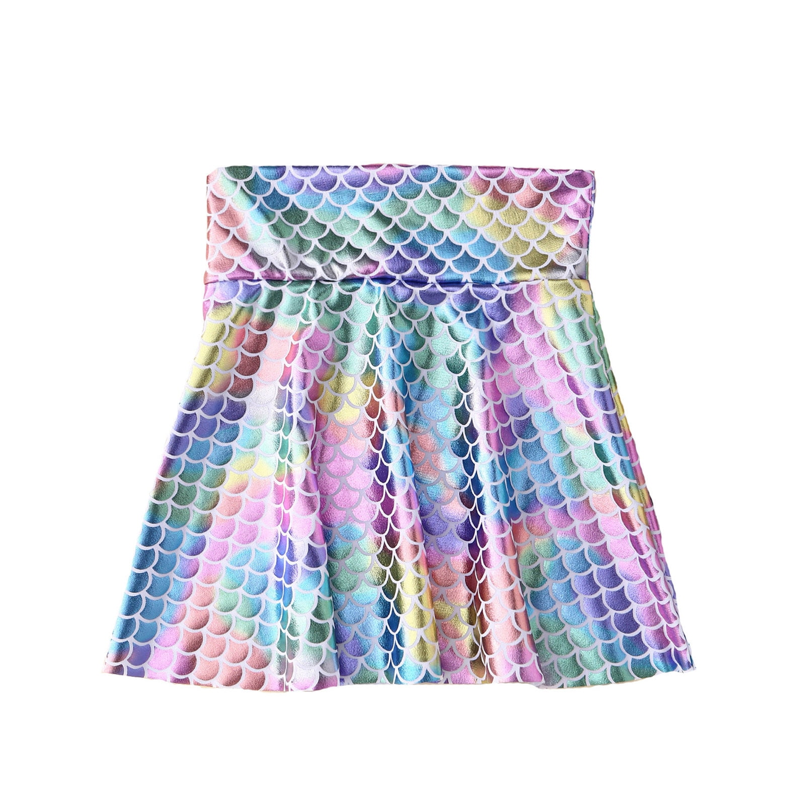 YuYuBao Toddler Girls Sequin SKirts Performance Dance Sequin Fish scale ...