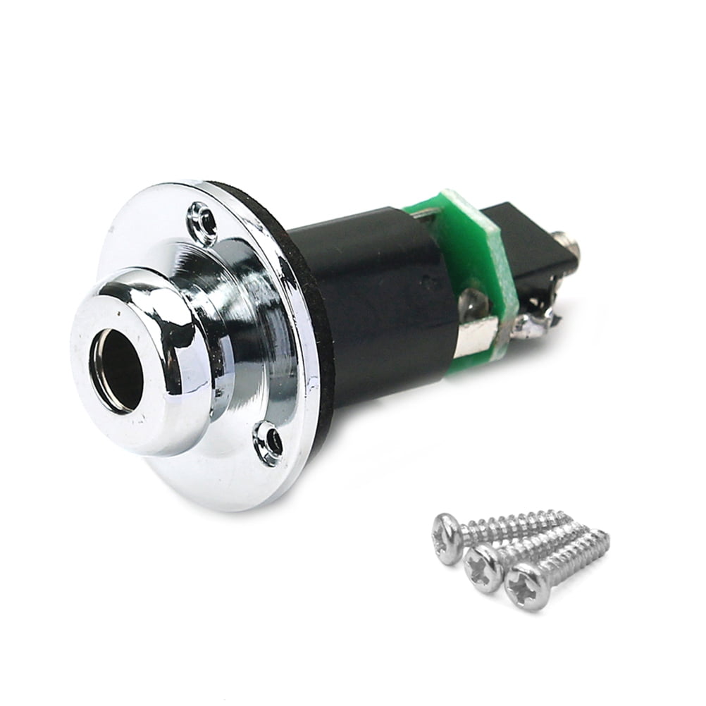 Yuan 1/4 Inch Acoustic Electric Guitar End Pin Output Input Jack Socket ...