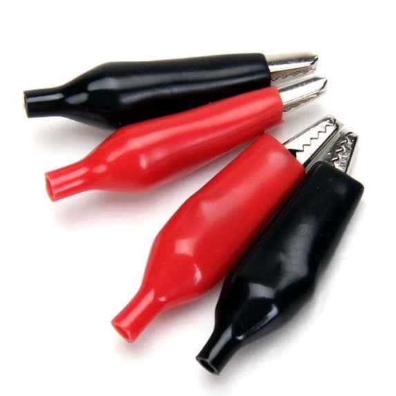 Yuan 10 Pairs of Black and Red Insulated Covers Nickel-plated Steel ...