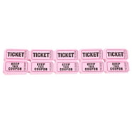 400 Double Stub Raffle Tickets Red/Blue - Keep This Coupon for Carnival ...