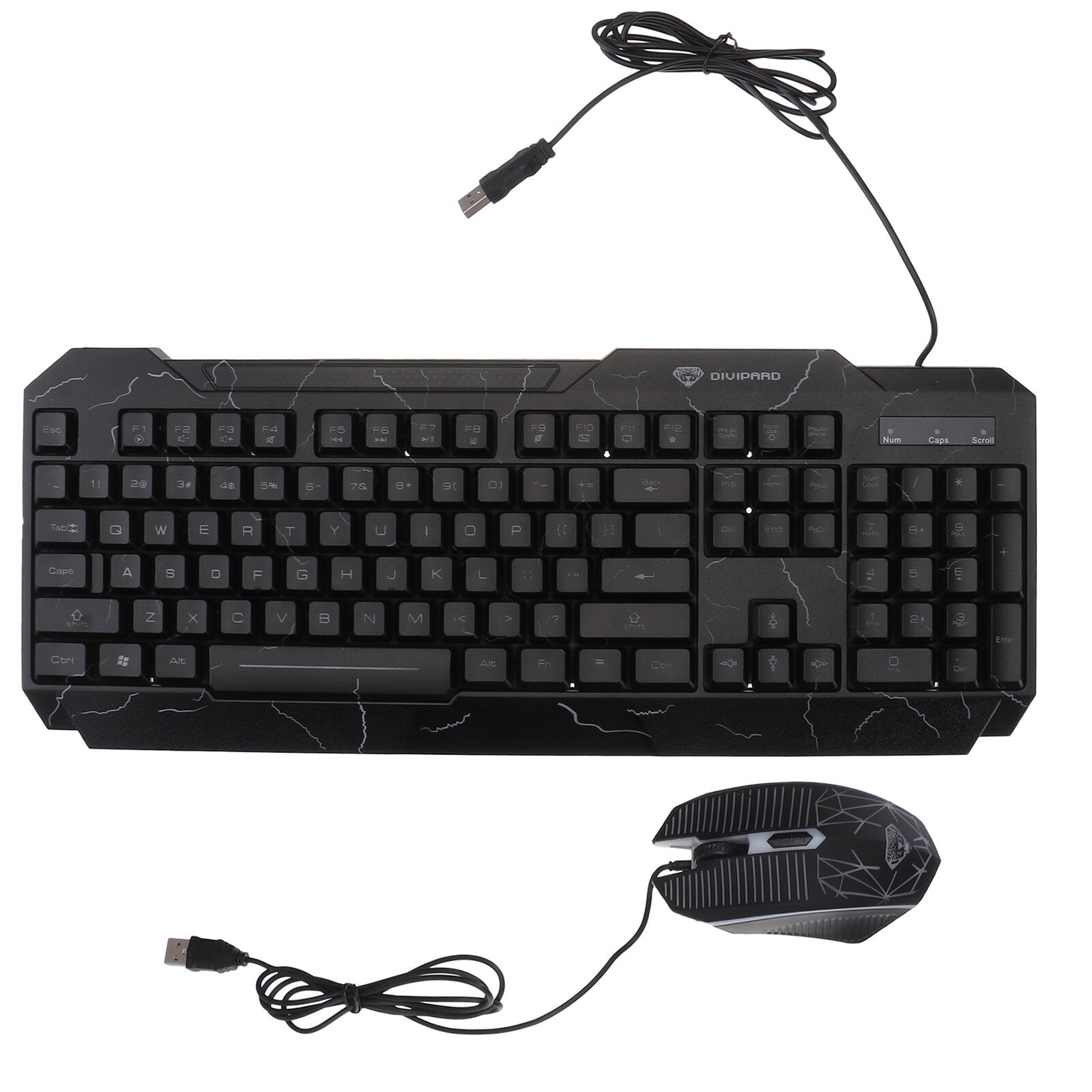 Yuan 1Set Wired Backlit Mechanical Keyboard with Mouse USB Keyboard ...