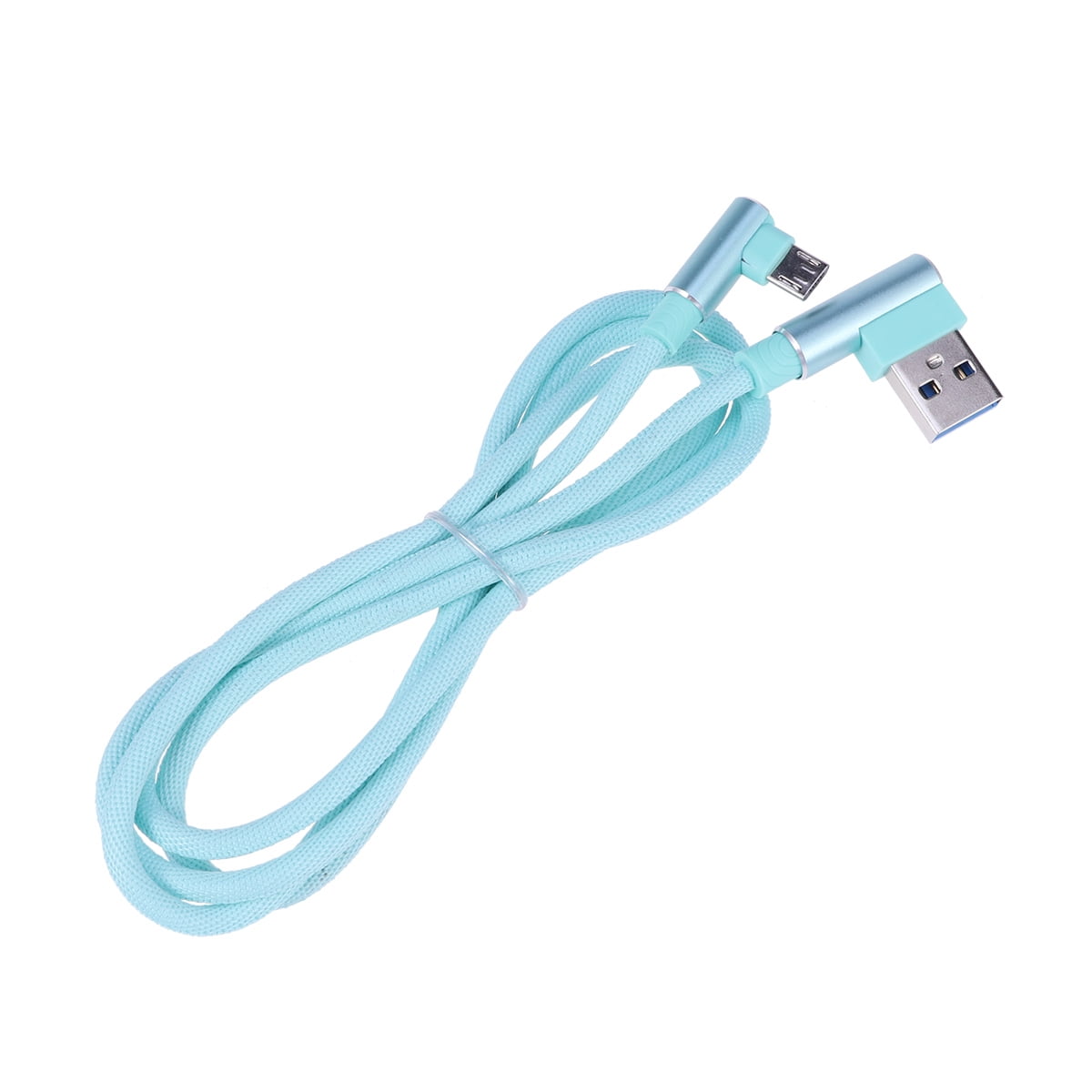 Yuan 1m USB Type-C Cable Nylon Braided Dual Bend Quick Charger Fast ...