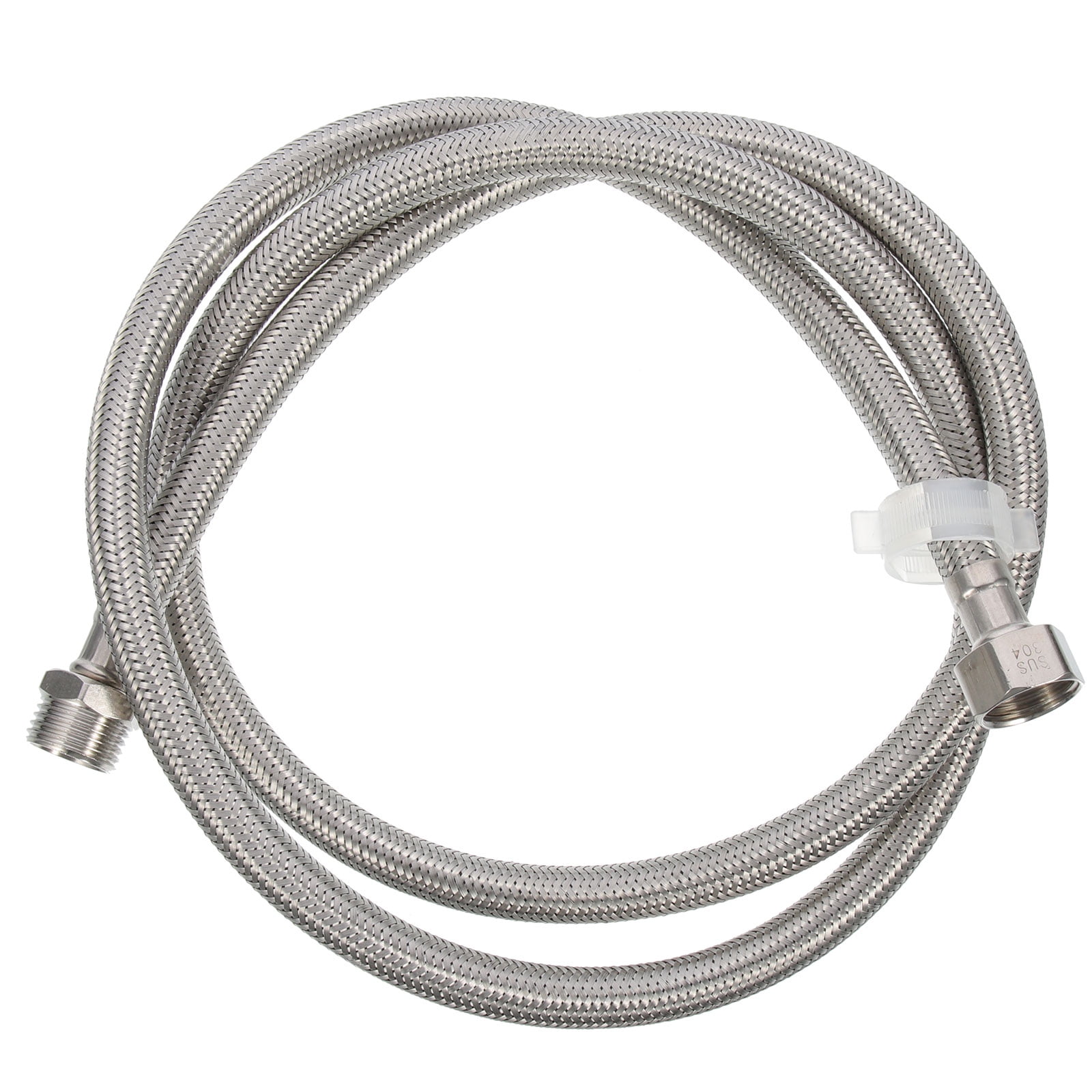 Yuan 304 Stainless Steel Hose Flexible Braided Washing Machine Hose 1/2 ...