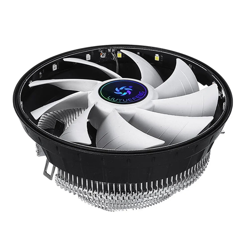 Yuan RGB CPU Air Cooler Silent Colorful Lighting Desktop Computer Air ...