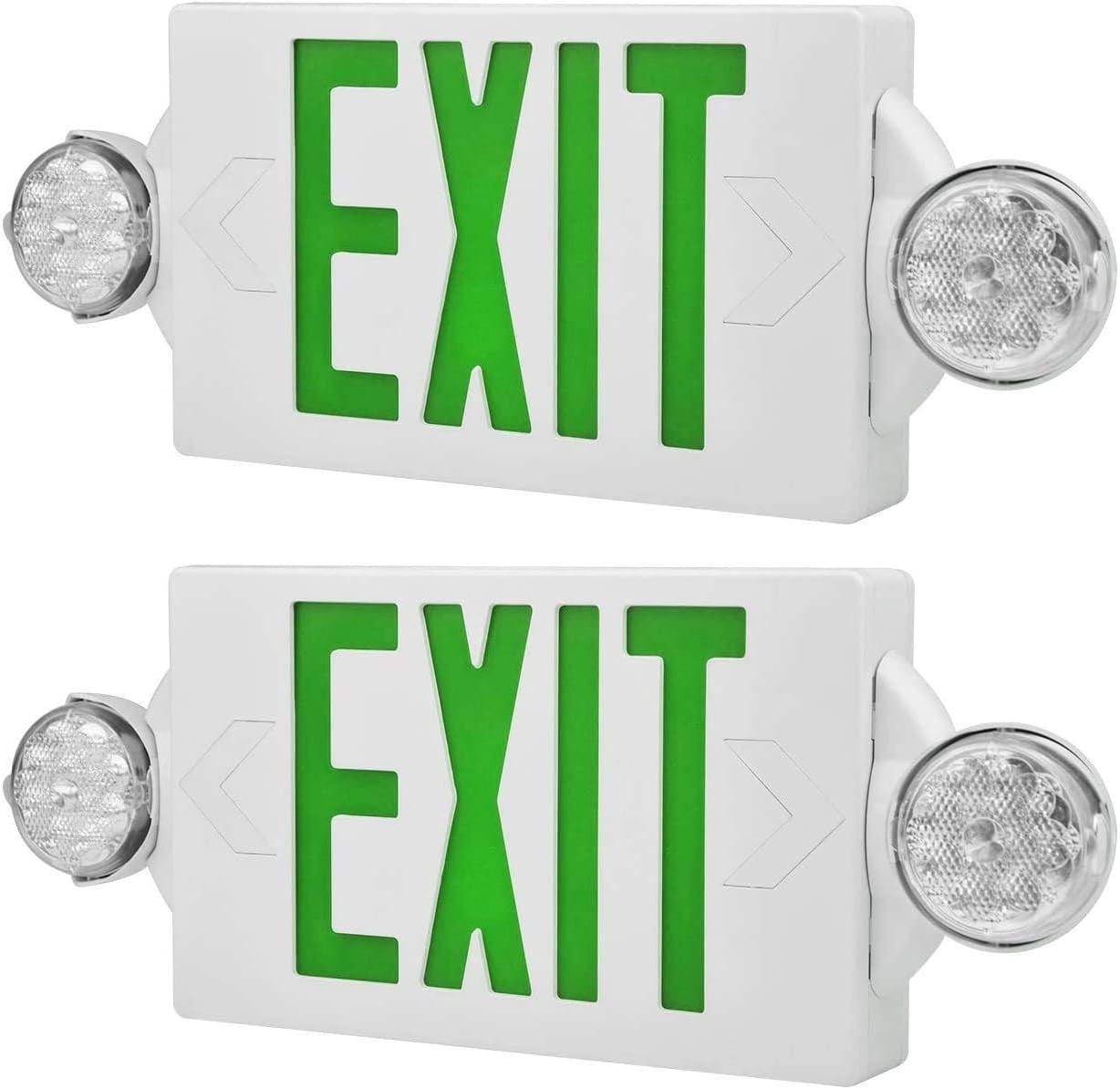YuanKanJu Emergency Light Compact Combo Exit Sign Emergency, UL ...