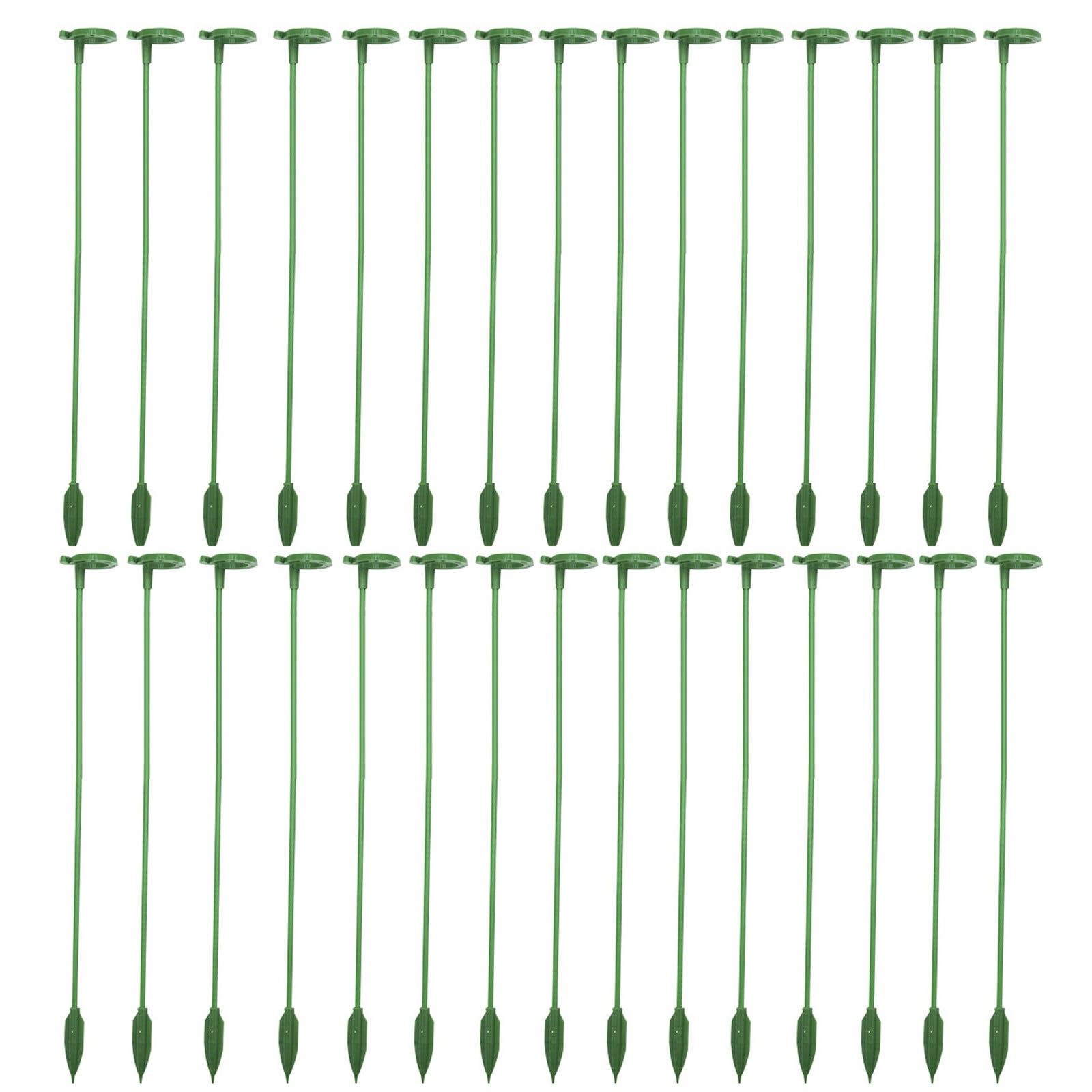 YuanRX 30 Pack Plant Support Stakes Upgrade Plant Support Garden Stakes ...